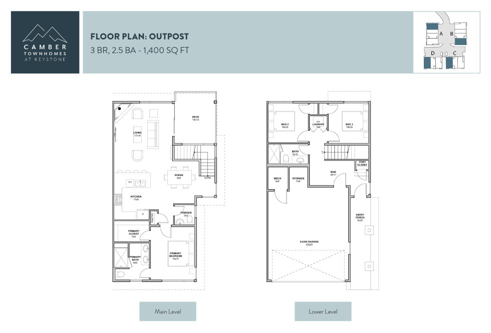 Residences | Camber Townhomes At Keystone